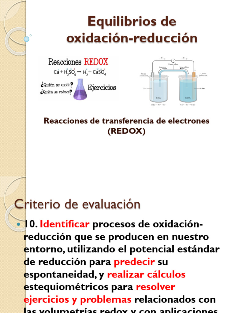 04 Redox Ok | PDF | Redox | Fenómenos científicos