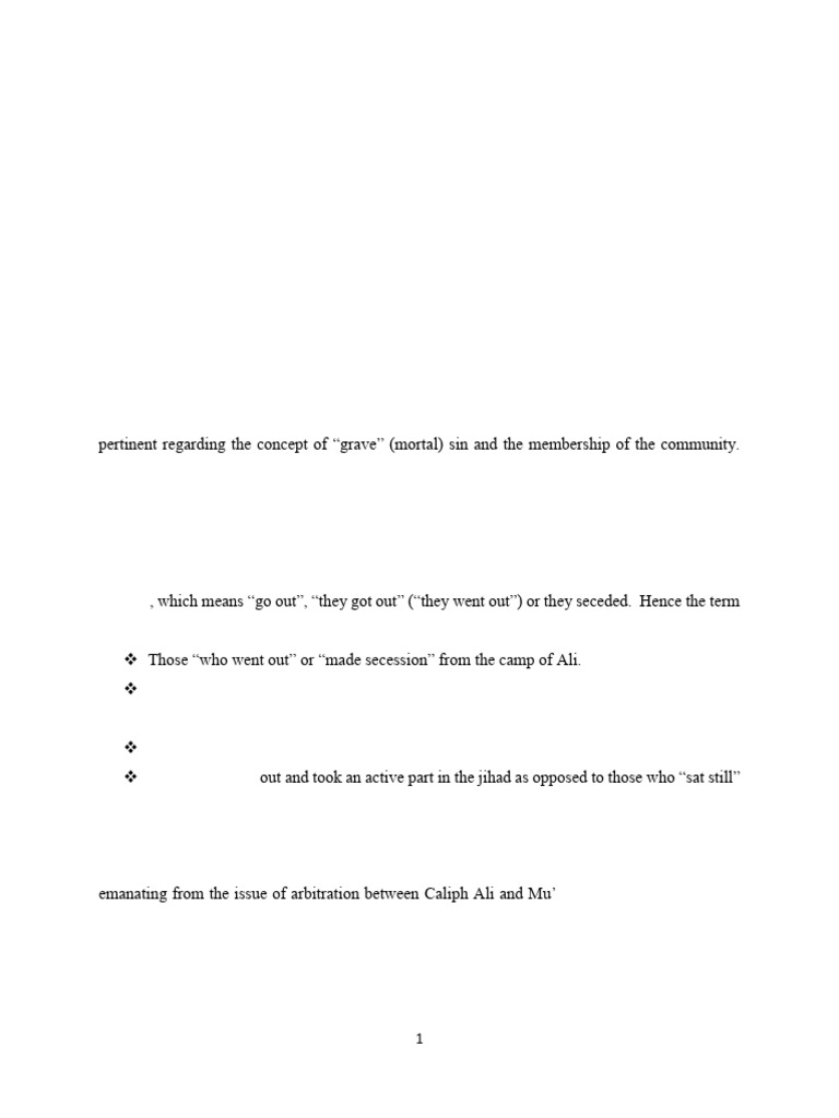 2 - Kharijites and Murji'ites | PDF | Ali | Islamic Branches