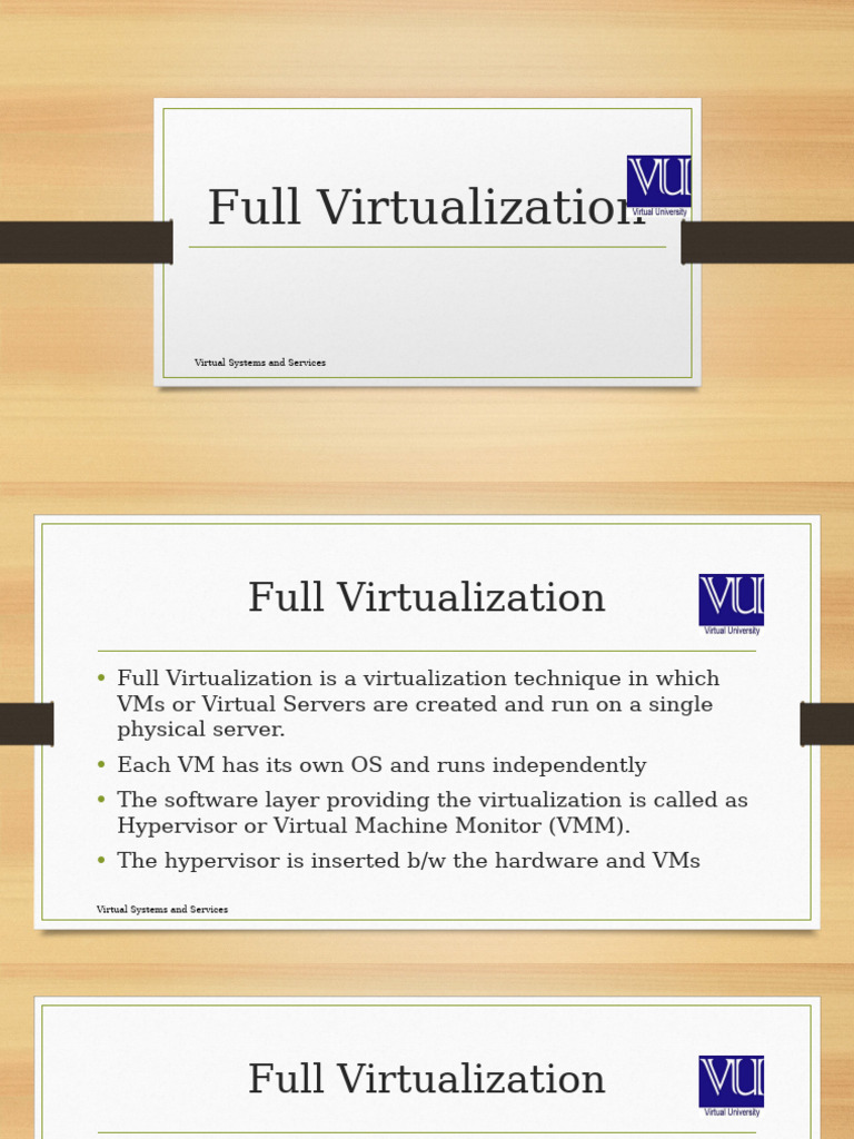Full Virtualization | PDF