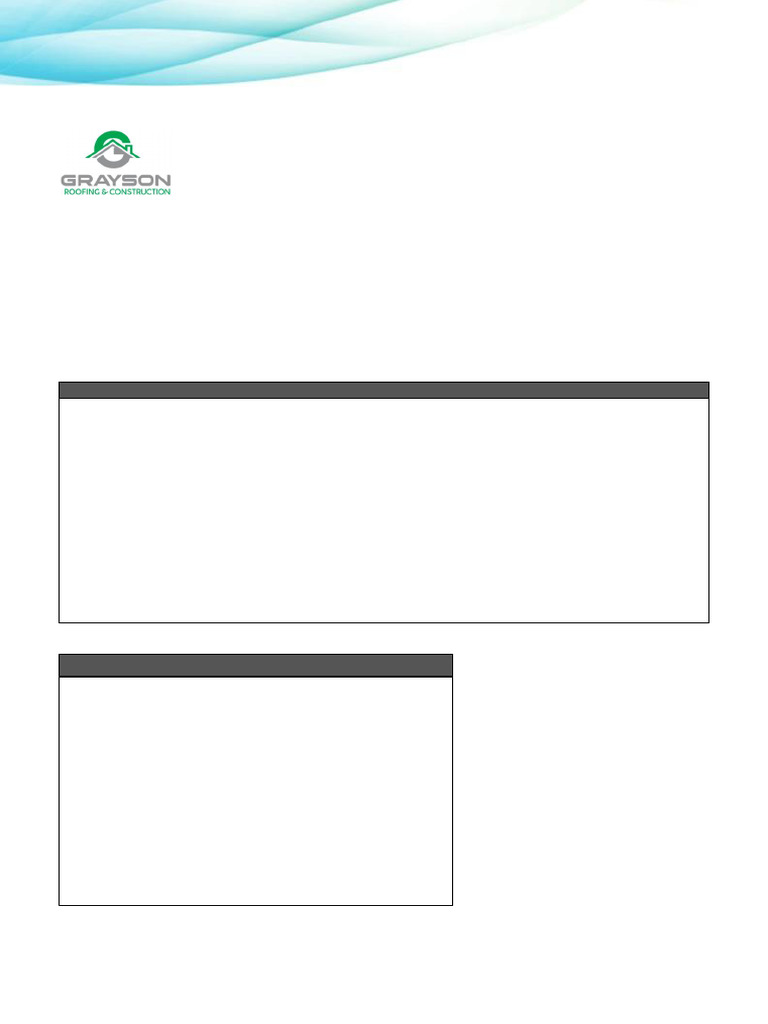 Invoice for Roofing Labour Services | PDF
