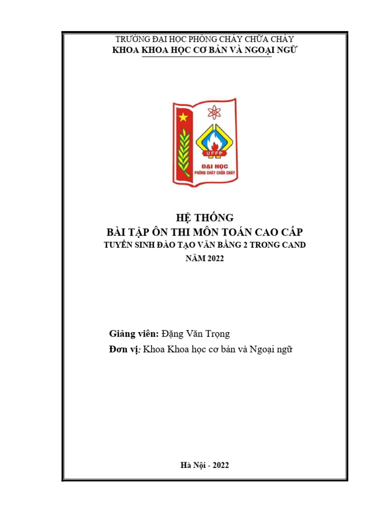 He Thong Bai Tap On VB2-2022 | PDF