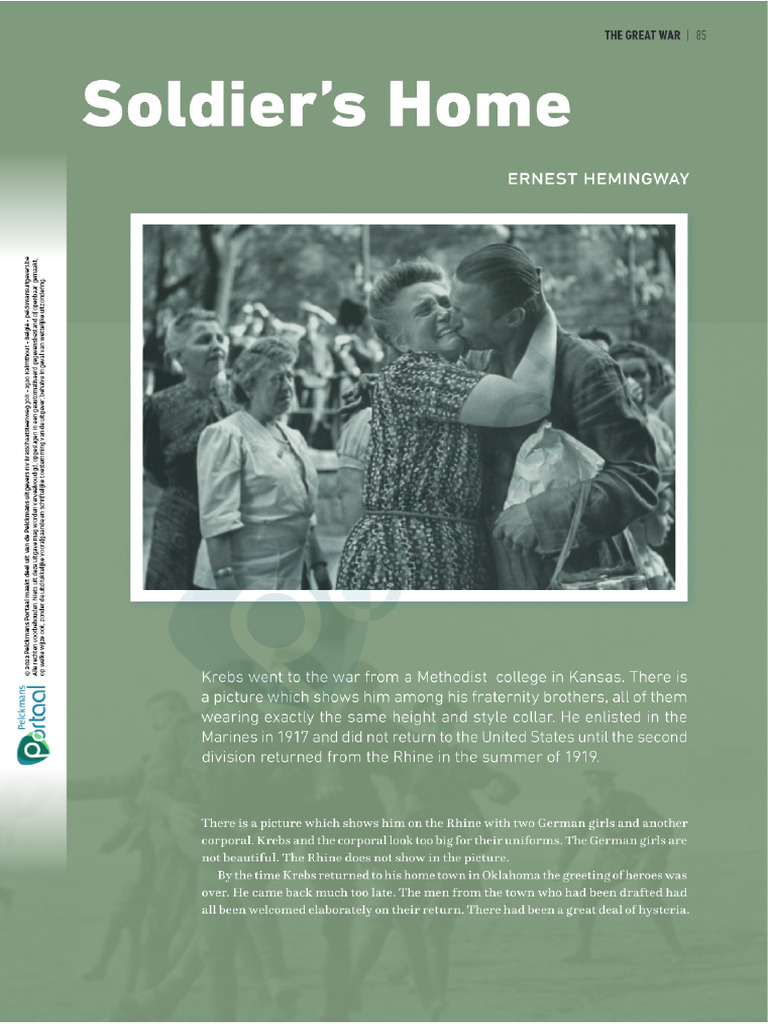 Soldier's Home - E. Hemingway | PDF