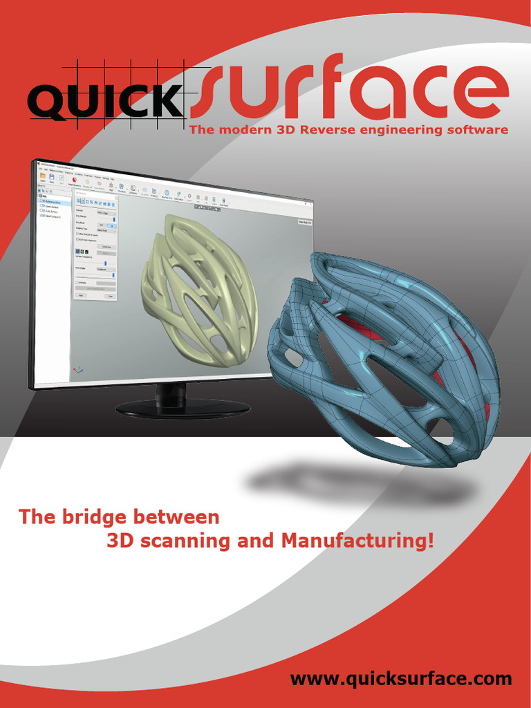 QUICKSURFACE Leaflet | PDF | 3 D Computer Graphics | Computer Aided Design