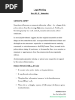 Filing a General Diary in Police Station | PDF | Identity Document ...