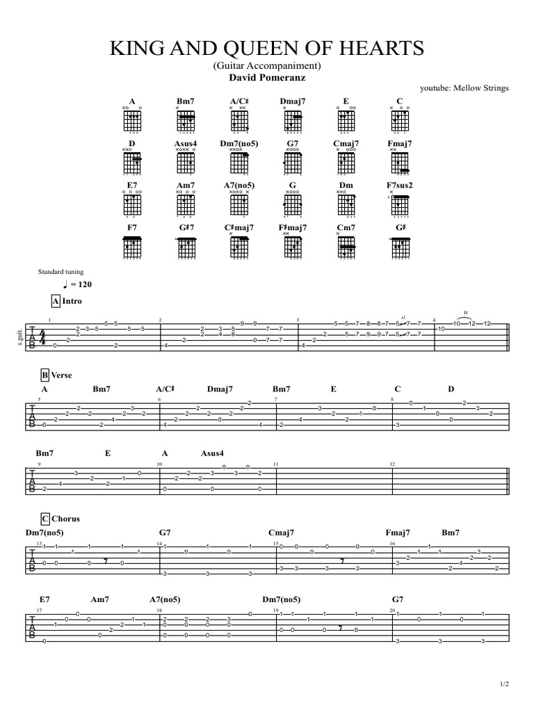 King and Queen of Hearts | PDF | Musical Compositions | European ...
