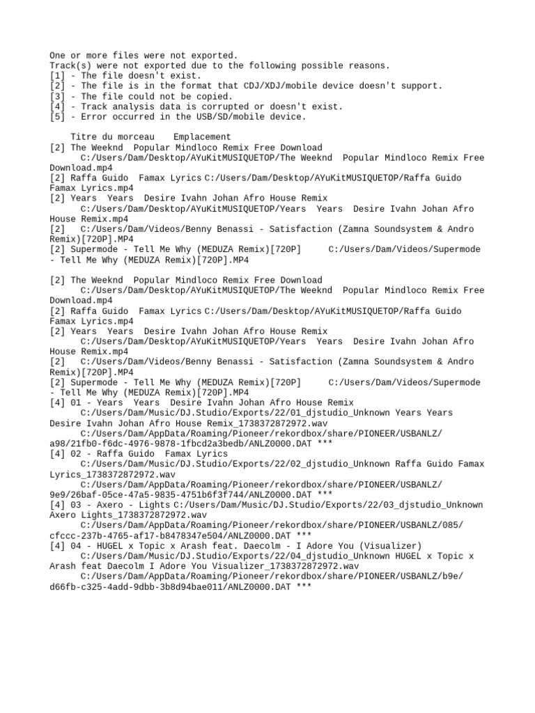 Export Log 7.0.8.0021 2025-02-04 | PDF | Computing