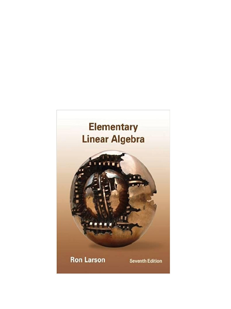 (Ebook PDF) Elementary Linear Algebra 7th Edition by Ron Larson ...