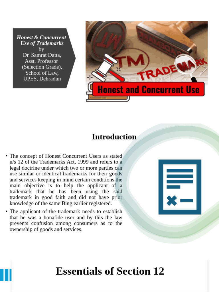 Honest Concurrent User | PDF | Trademark | Justice