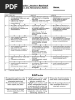 Unseen Poetry Mark Scheme Guide | PDF | Cognition