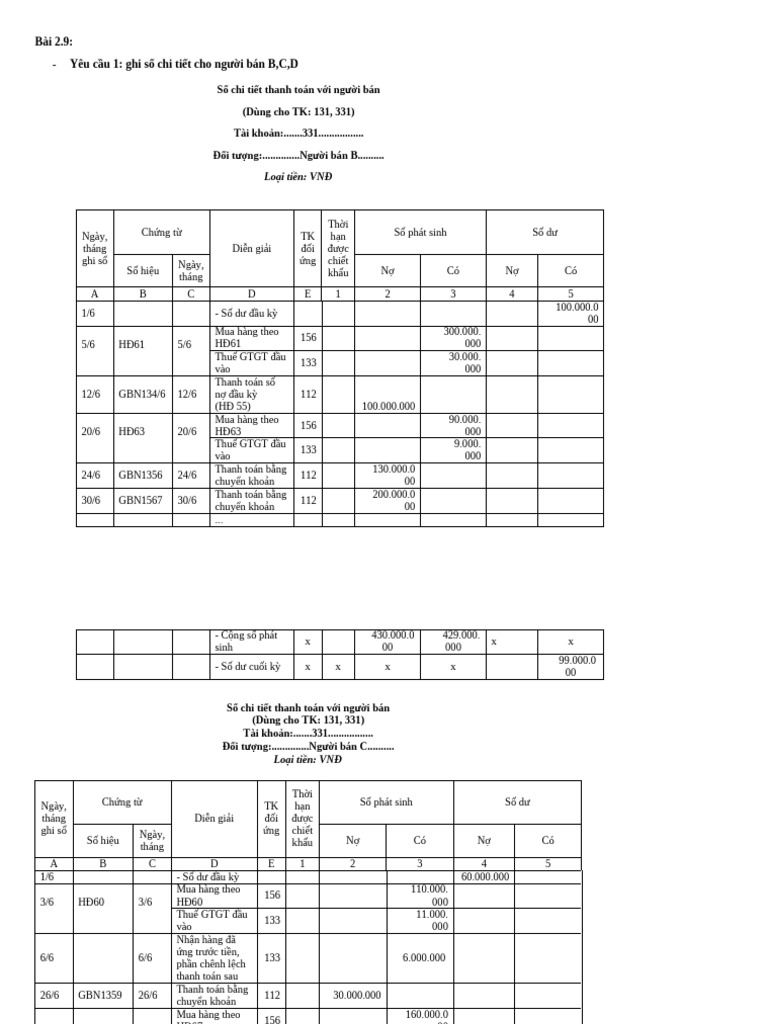 Bài 2.9 2.8 Và Btap B Sung | PDF