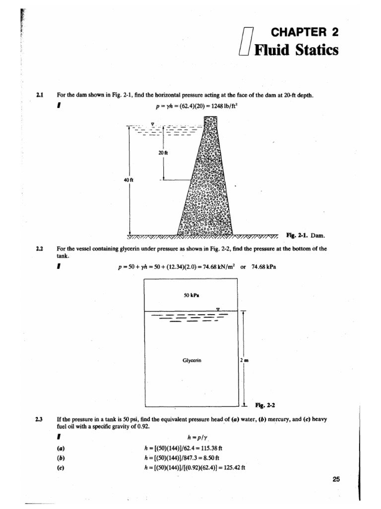 FMH Chapter 2_Problems | PDF