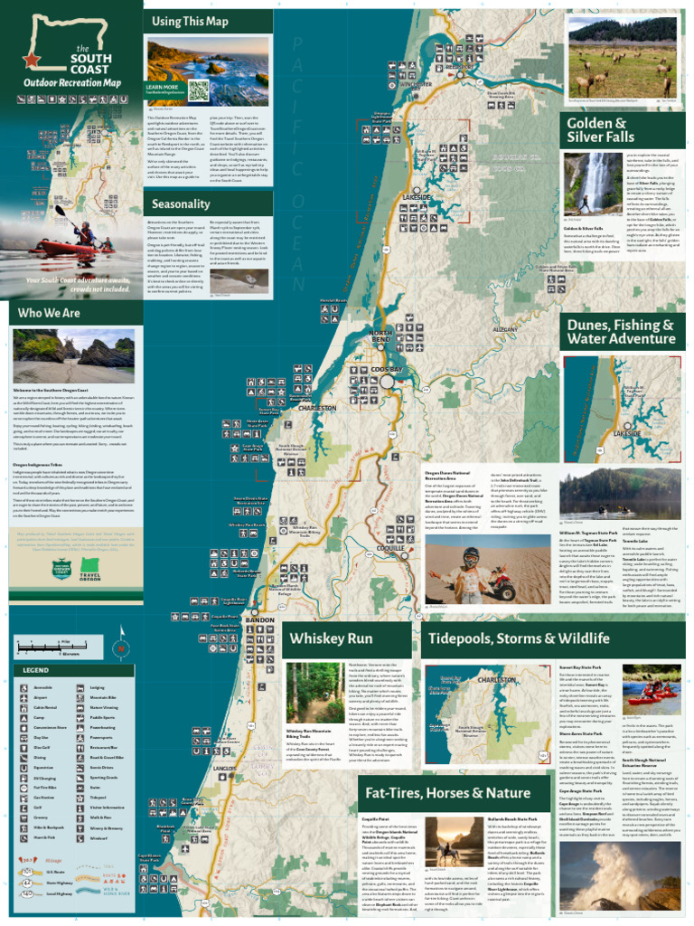 South Coast Oregon Outdoor Recreation Map | PDF | Earth Sciences
