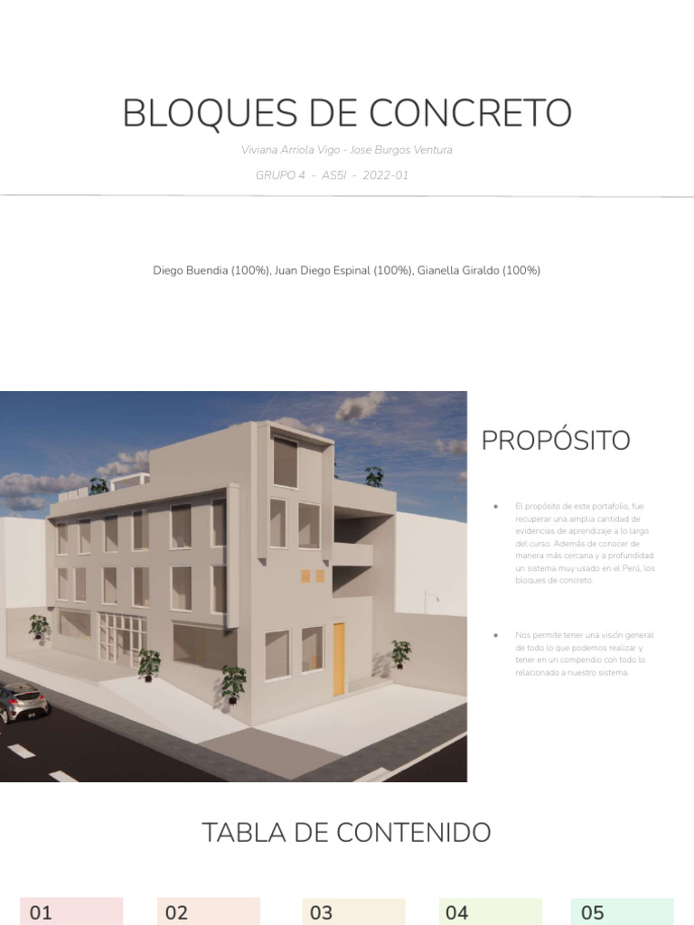 Bloques de Concreto - Grupo 4. (1) - Compressed | PDF | Ducha | Hormigón