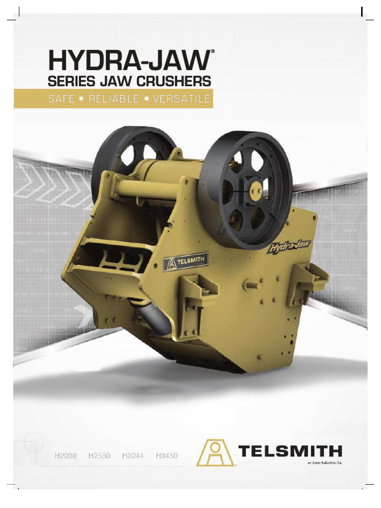 Telsmith Hydra Jaw Crushers - Compress | PDF | Mechanical Engineering
