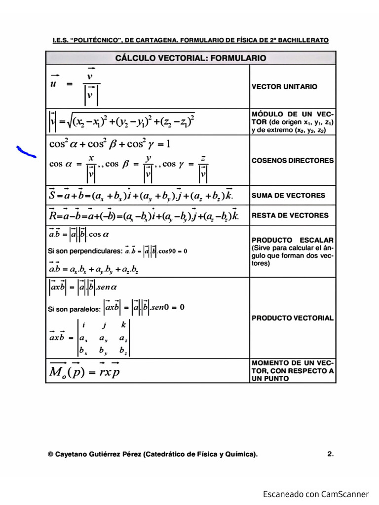 Calculo Vectorial | PDF