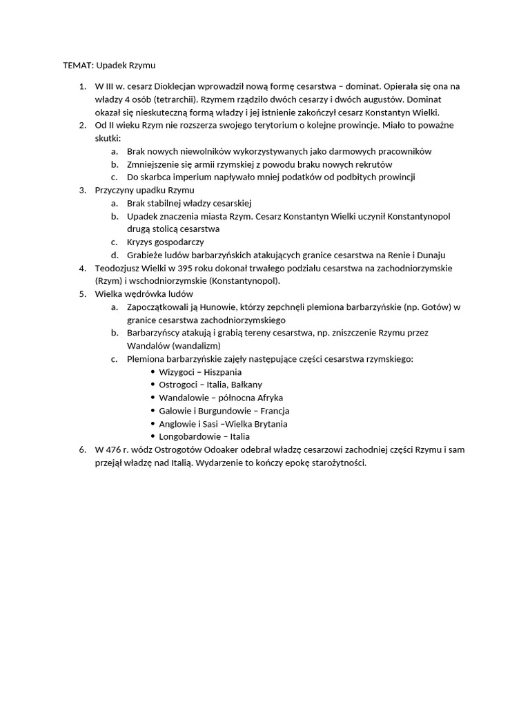 Upadek Rzymu 2 | PDF