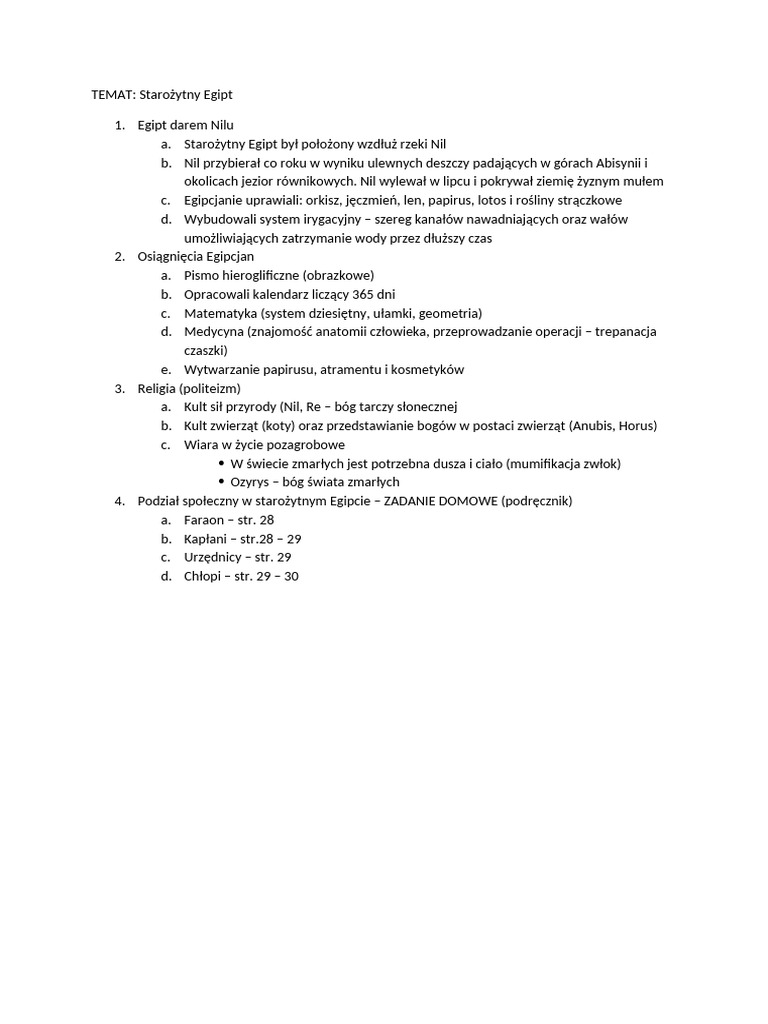 Egipt | PDF