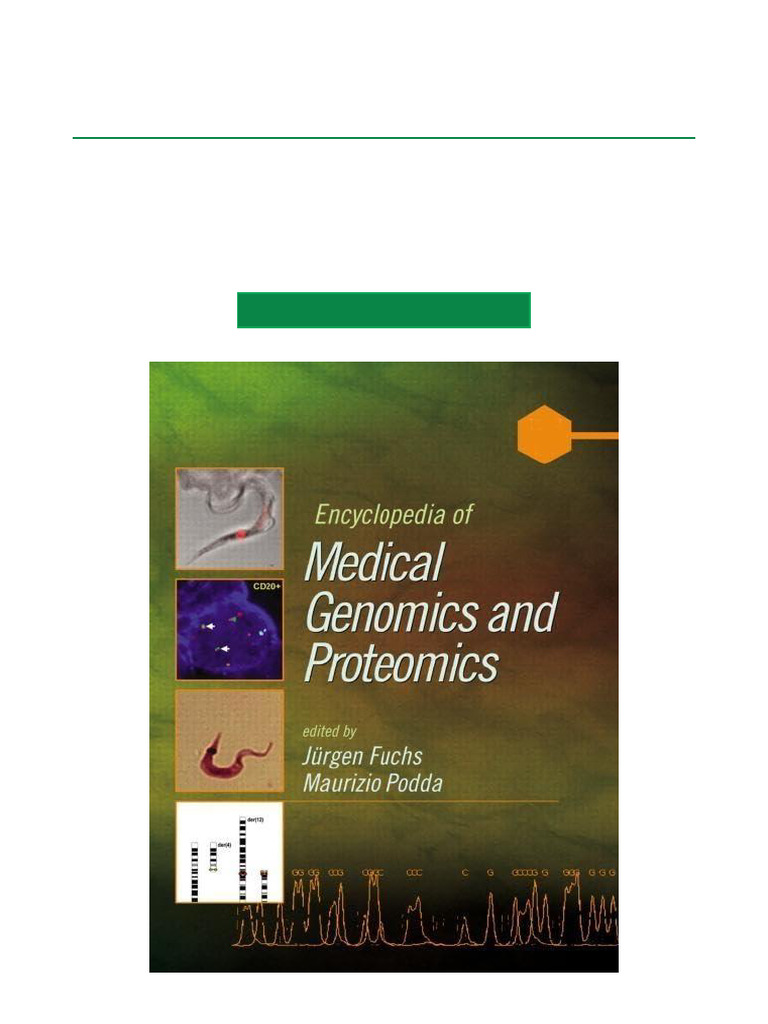 Popular Pick Encyclopedia of Medical Genomics and Proteomics, 2 Volume Set - 1st Edition ...
