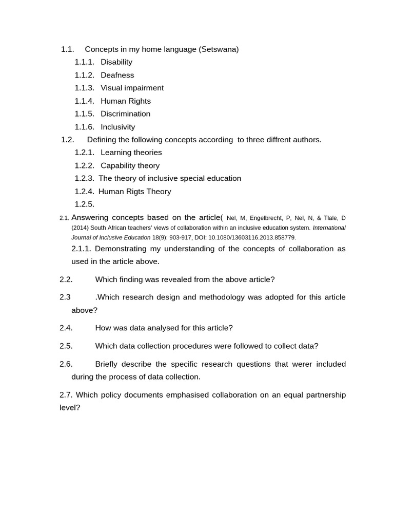 Concepts in My Home Language | PDF