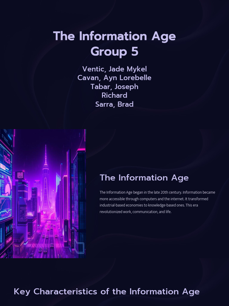 Key Traits of the Information Age | PDF | Automation | Telephone
