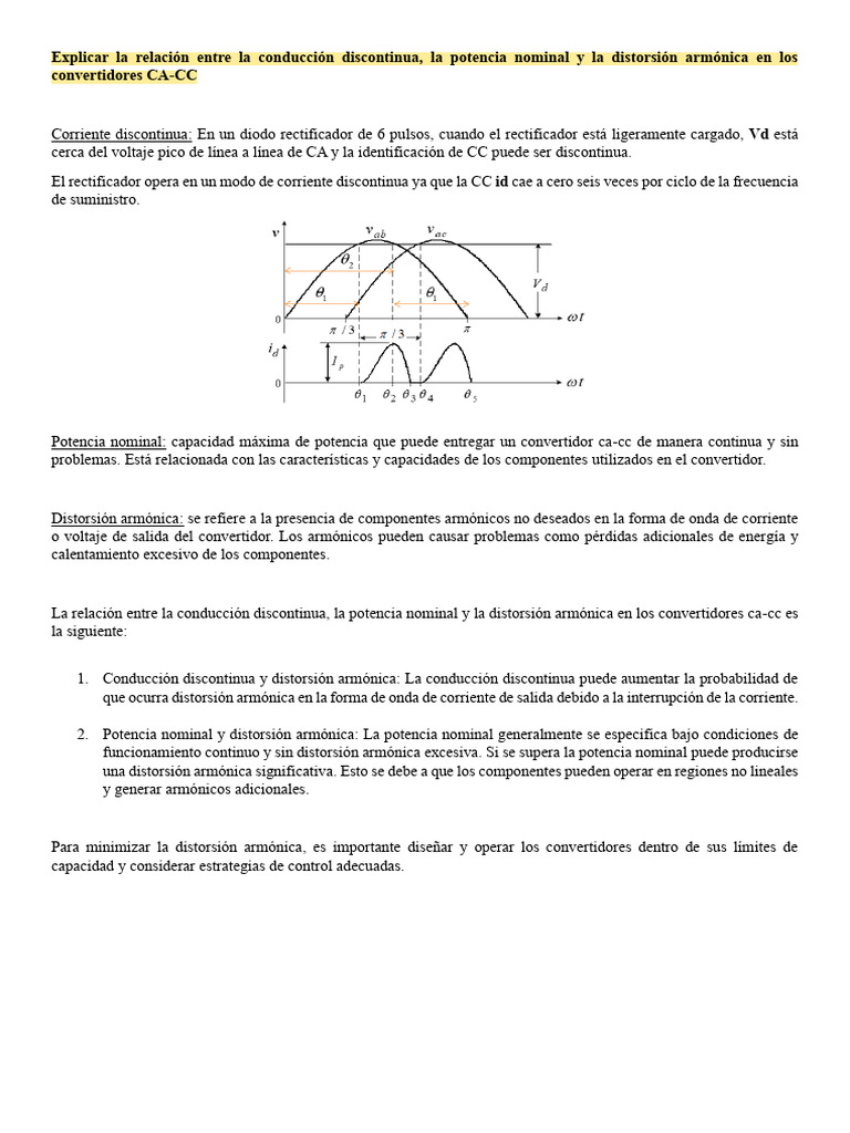 TEORIA Completa | PDF | Inversor de energia | Rectificador