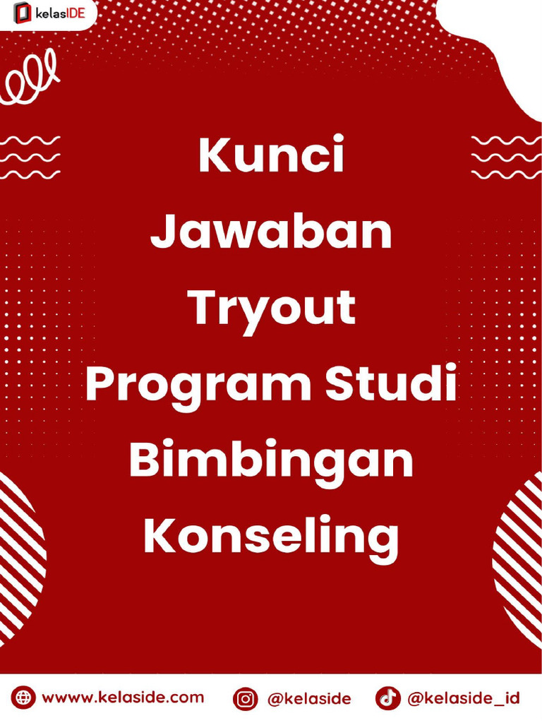Kunci Jawaban Tryout BK | PDF