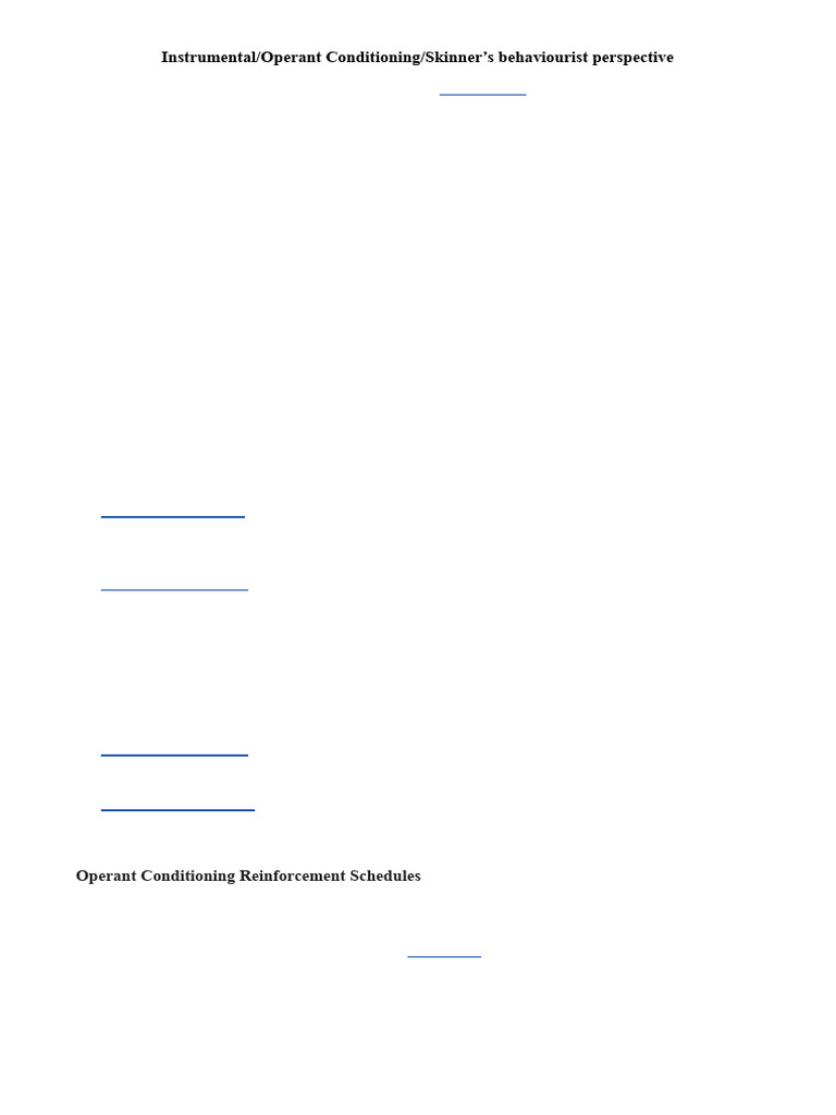 10-Operant Conditioning and Multiple Response Learning (Experiment and ...