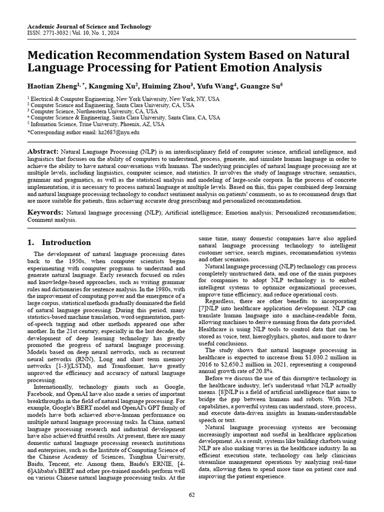 2024_recommendation system based on nlp | PDF | Deep Learning | Machine ...