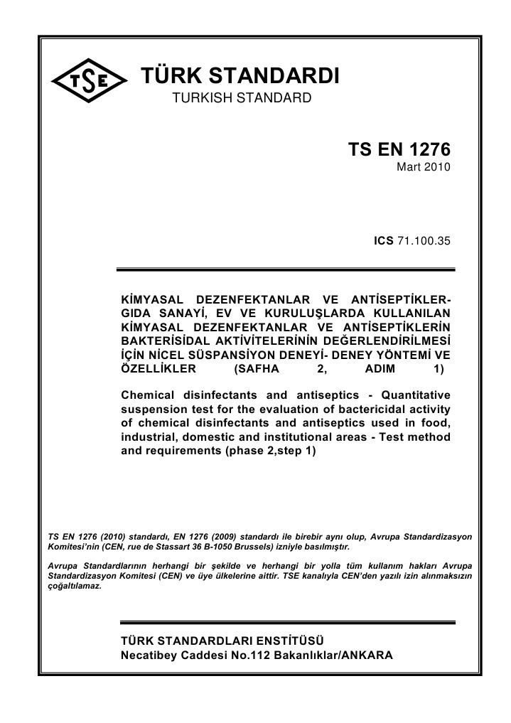 TS en 1276 | PDF