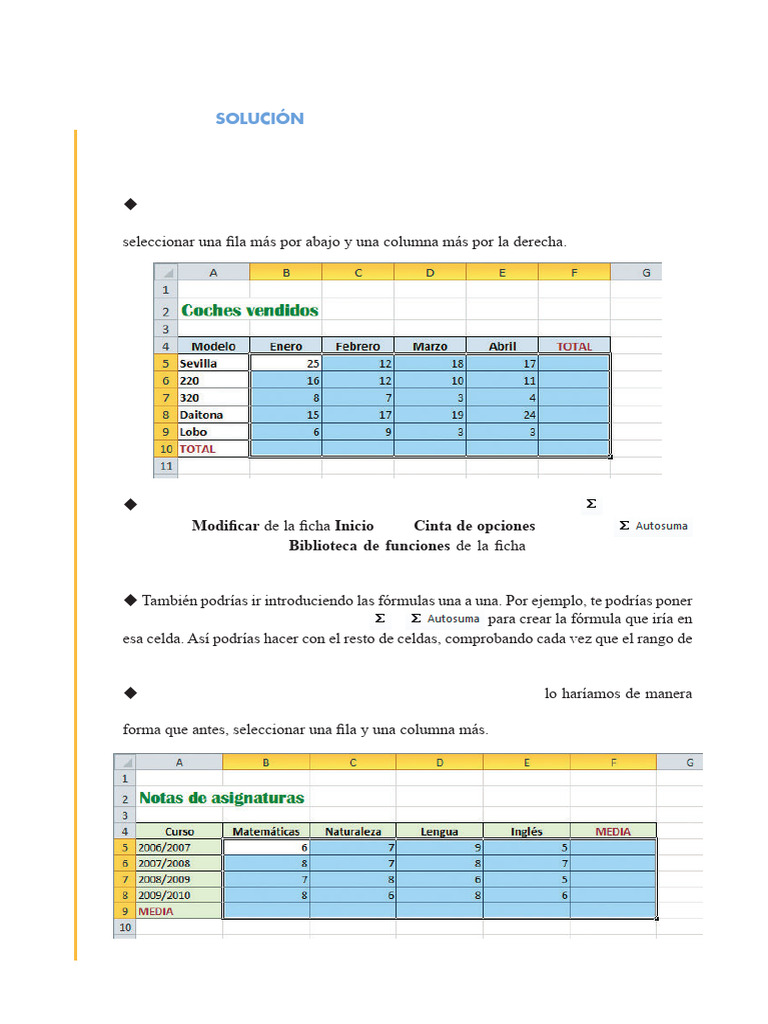 Excel2010 Avanzado Solpract02 | PDF | Hoja de cálculo | Microsoft Excel