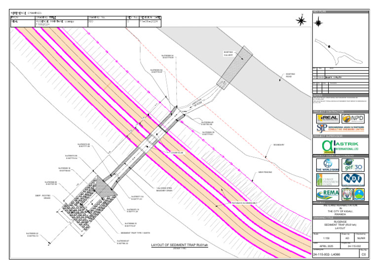 24-115-002-L4066 - C0 - SEDIMENT TRAP - LAYOUT - RU01ah | PDF | Earth ...