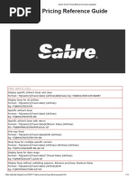 Sabre Cheat Sheet Cali | PDF
