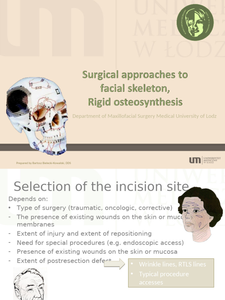 1.2Surgical approaches to facial skeleton, Rigid osteosynthesis | PDF ...