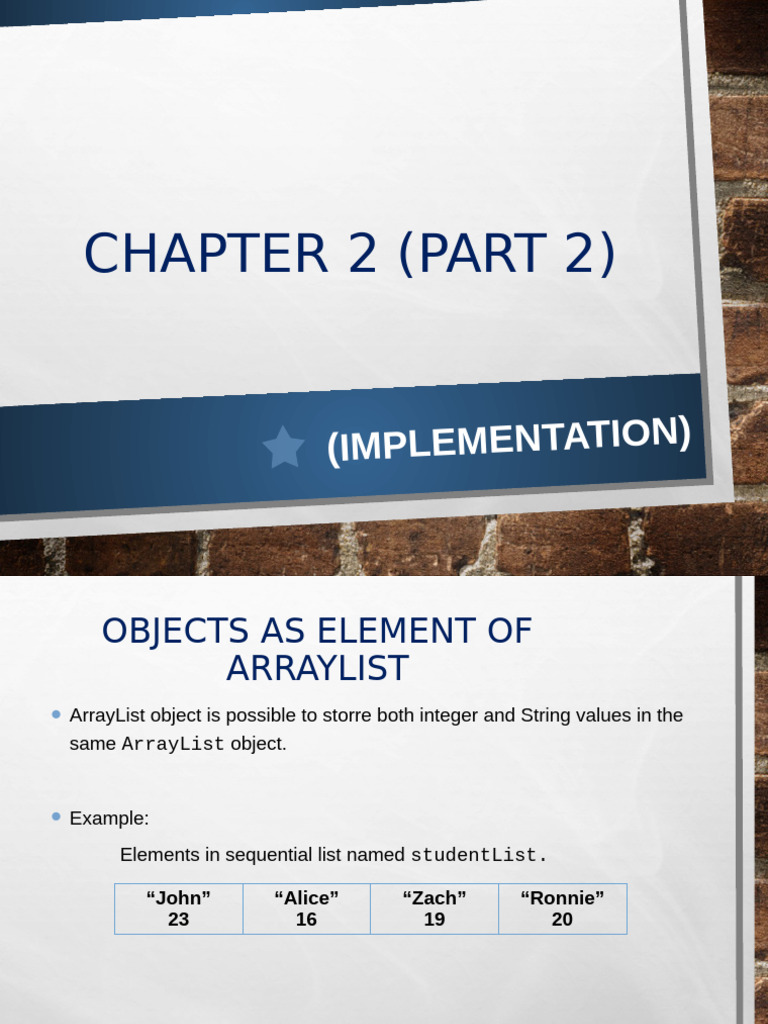 Chapter 2a - Sequential List (Part 2) 2019 | PDF | Integer (Computer Science) | Computer Programming