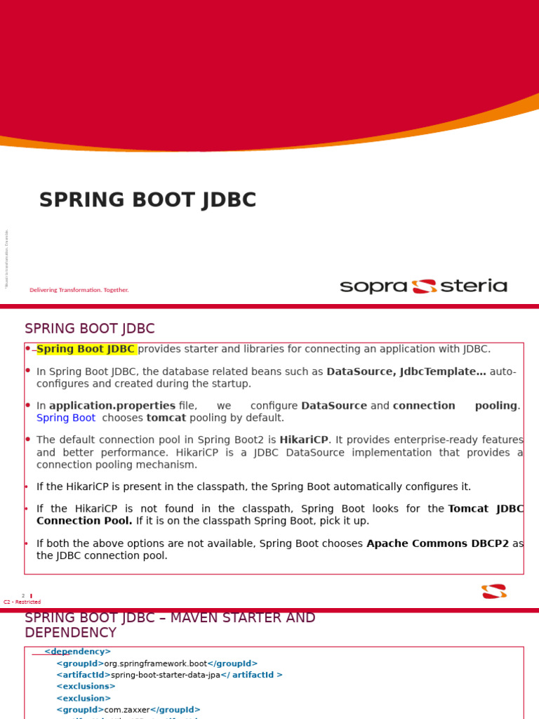 SpringBoot JDBC H2 Caching | PDF | Cache (Computing) | Data Management