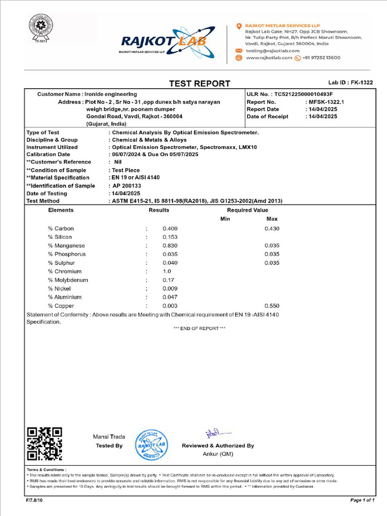 MFSK-1322 1 | PDF