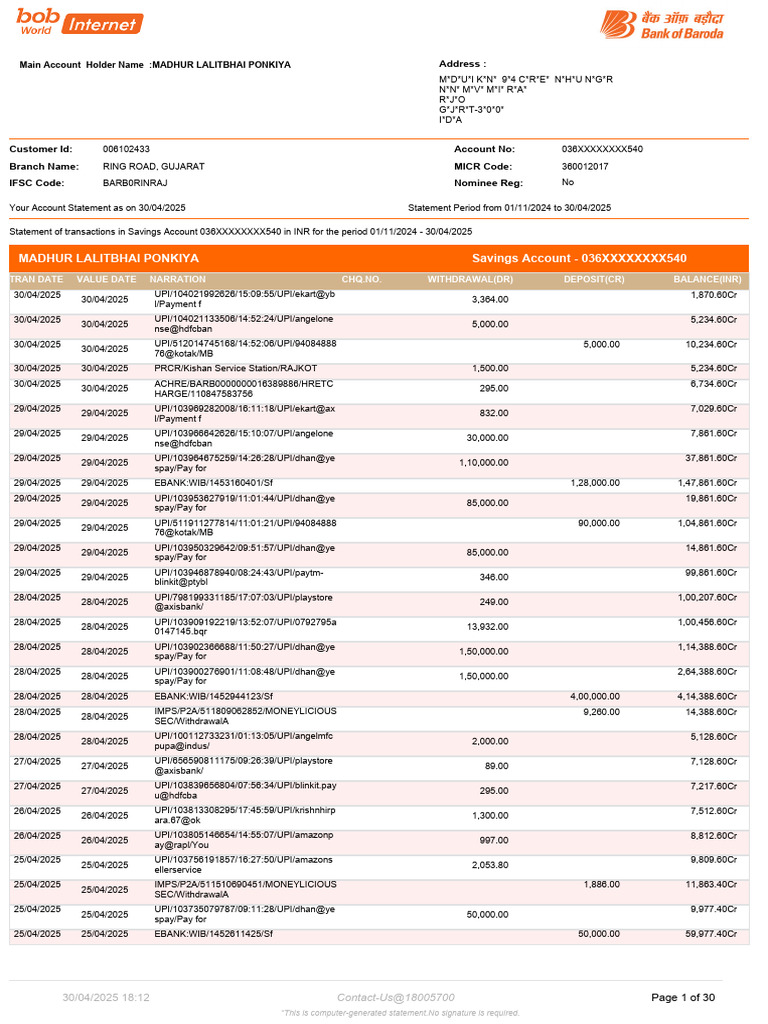 OpTransactionHistoryUX530 04 2025 | PDF | Services (Economics ...