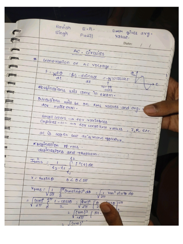 BEE Ac circuit | PDF