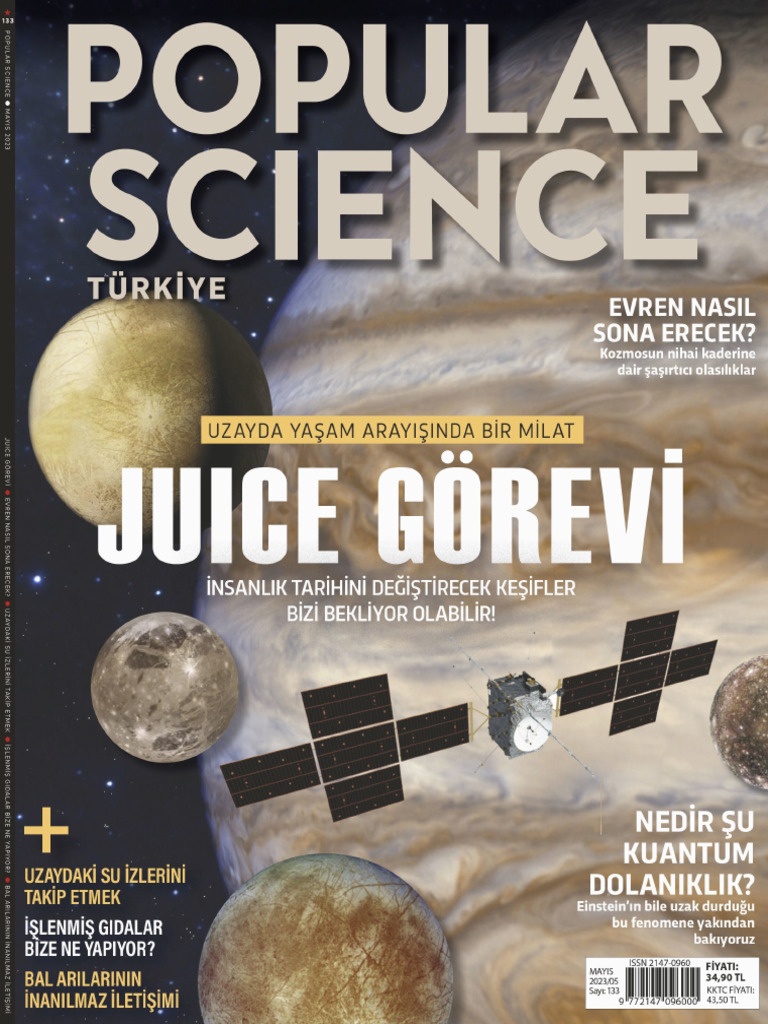 PopScience Turkey - JUICE Mission May 2023 | PDF