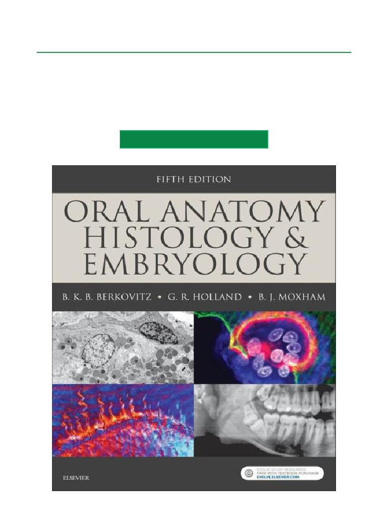 (PDF Ebook) Oral Anatomy, Histology and Embryology, 5th Edition Scribd ...