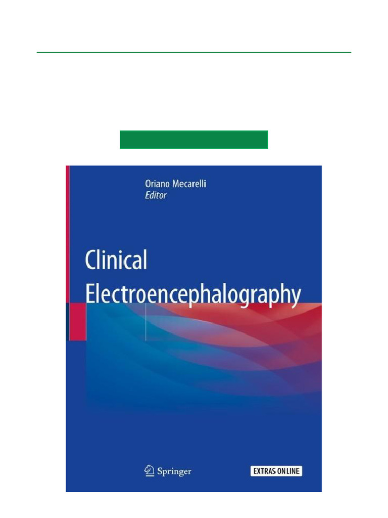 Explore Clinical Electroencephalography Premium Download | PDF