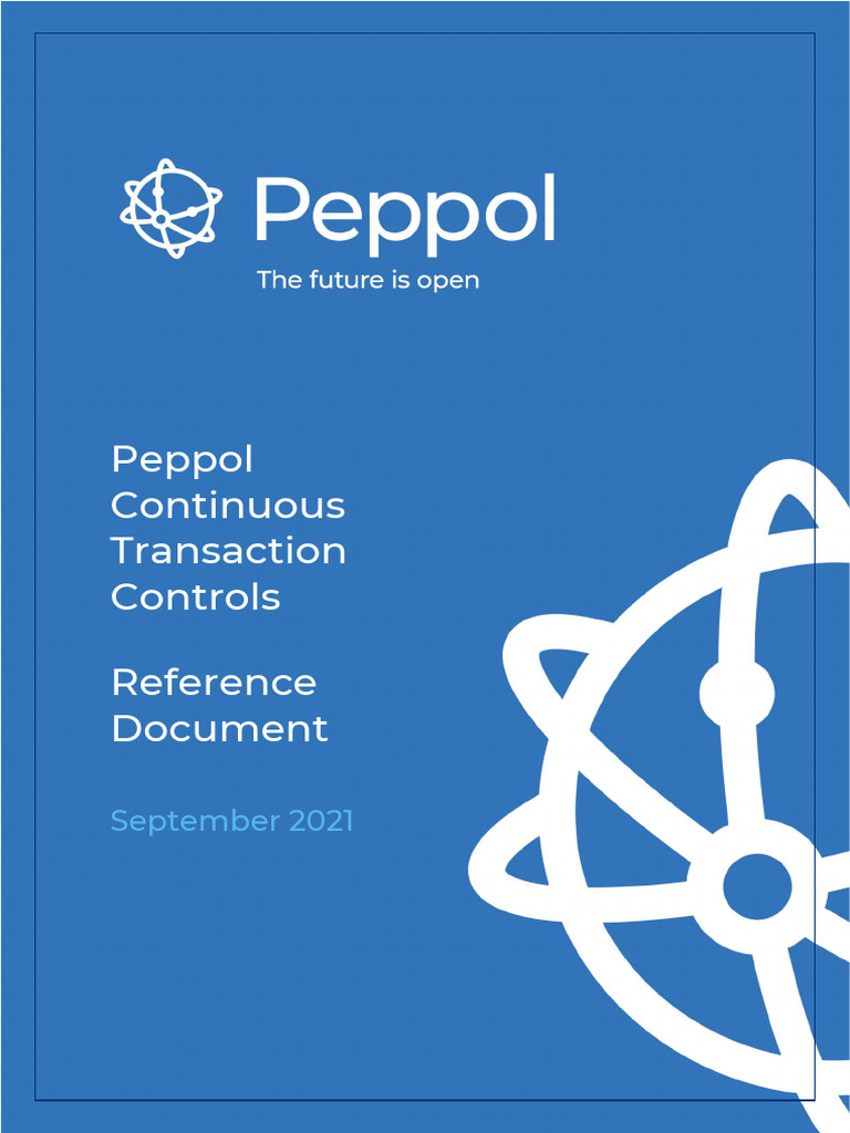 Peppol CTC Reference Document v1.0 | PDF | Invoice | Taxes