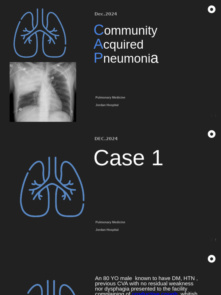 CAP Case Discussion | PDF | Pneumonia | Methicillin Resistant ...