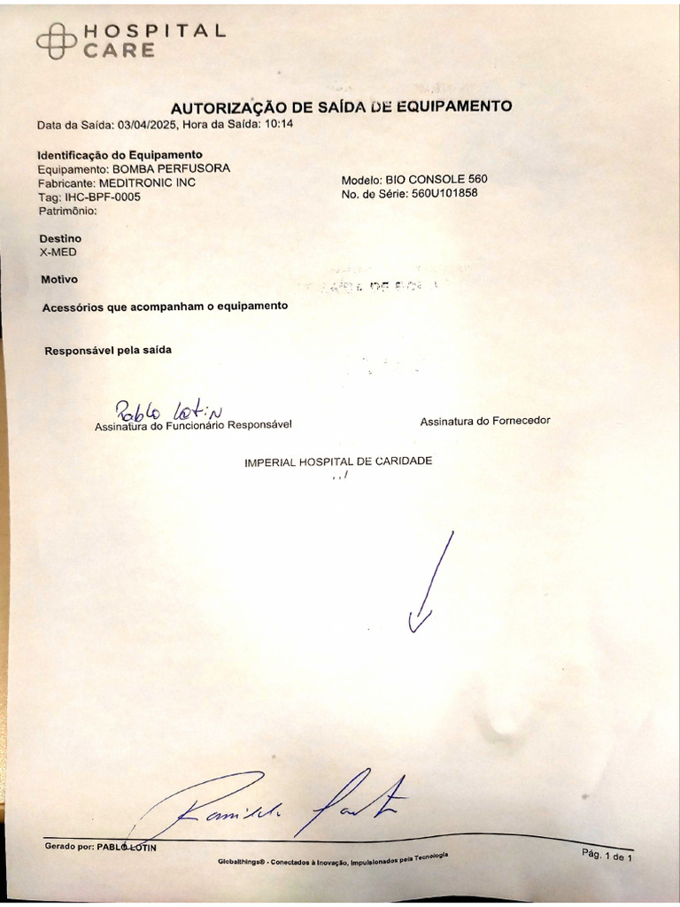 Saída BPF - 0005 - 1 | PDF