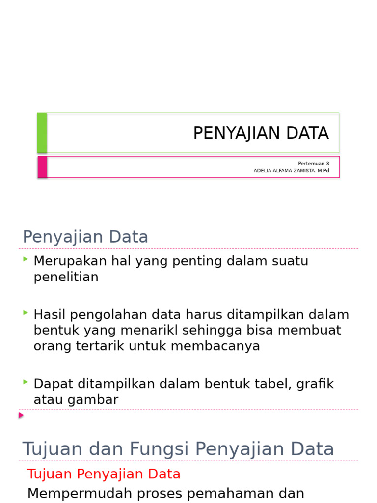4 Penyajian Data | PDF