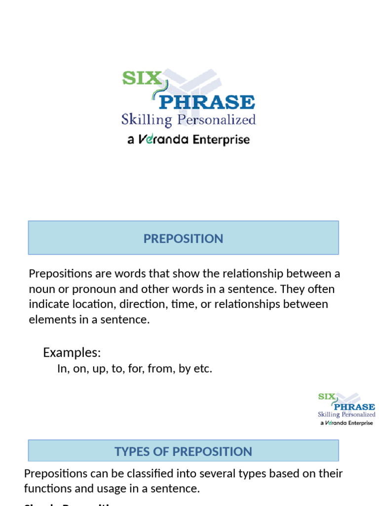 10-PREPOSITIONS-13-01-2025 | PDF | Semantic Units | Syntactic Relationships
