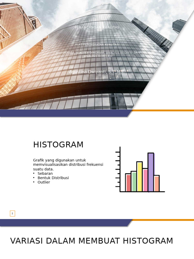 6. Histogram, Scatter, Regresi, Korelasi | PDF