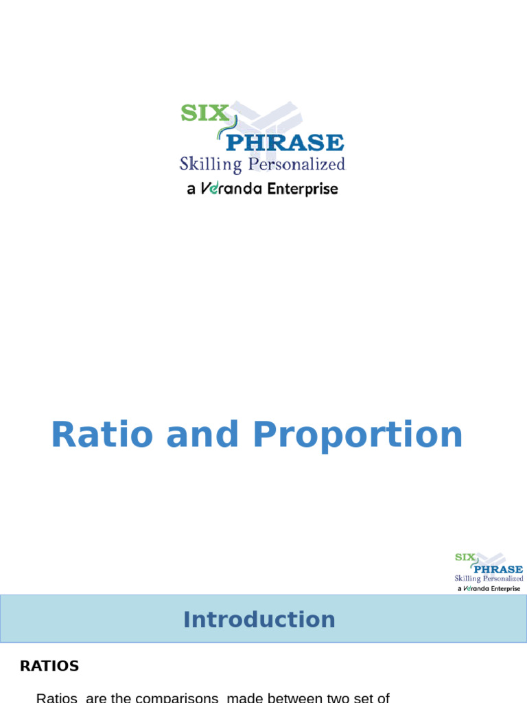 c - 5-Ratio and Proportion 1-02-01-2025 | PDF | Ratio | Division ...