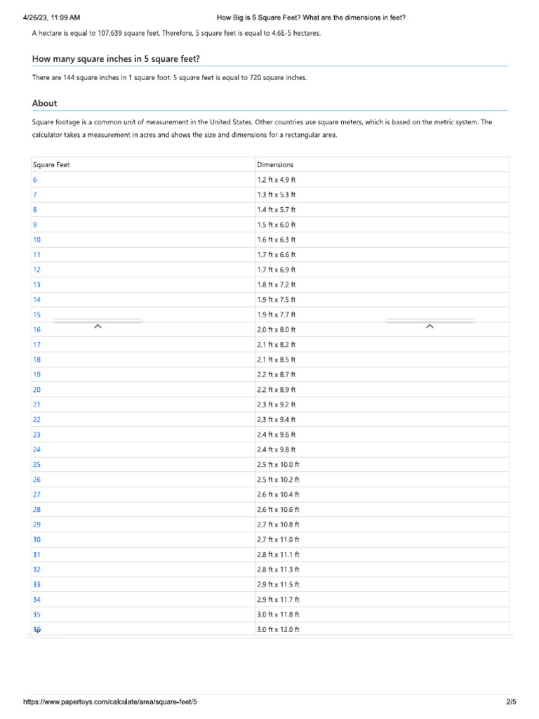 SFT_DIMENSIONS | PDF