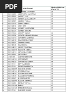Complete Student Marks List | PDF